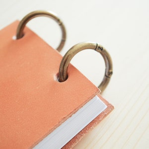 Refillable Reporter Notebook in Russet > Wickett & Craig Leather ...