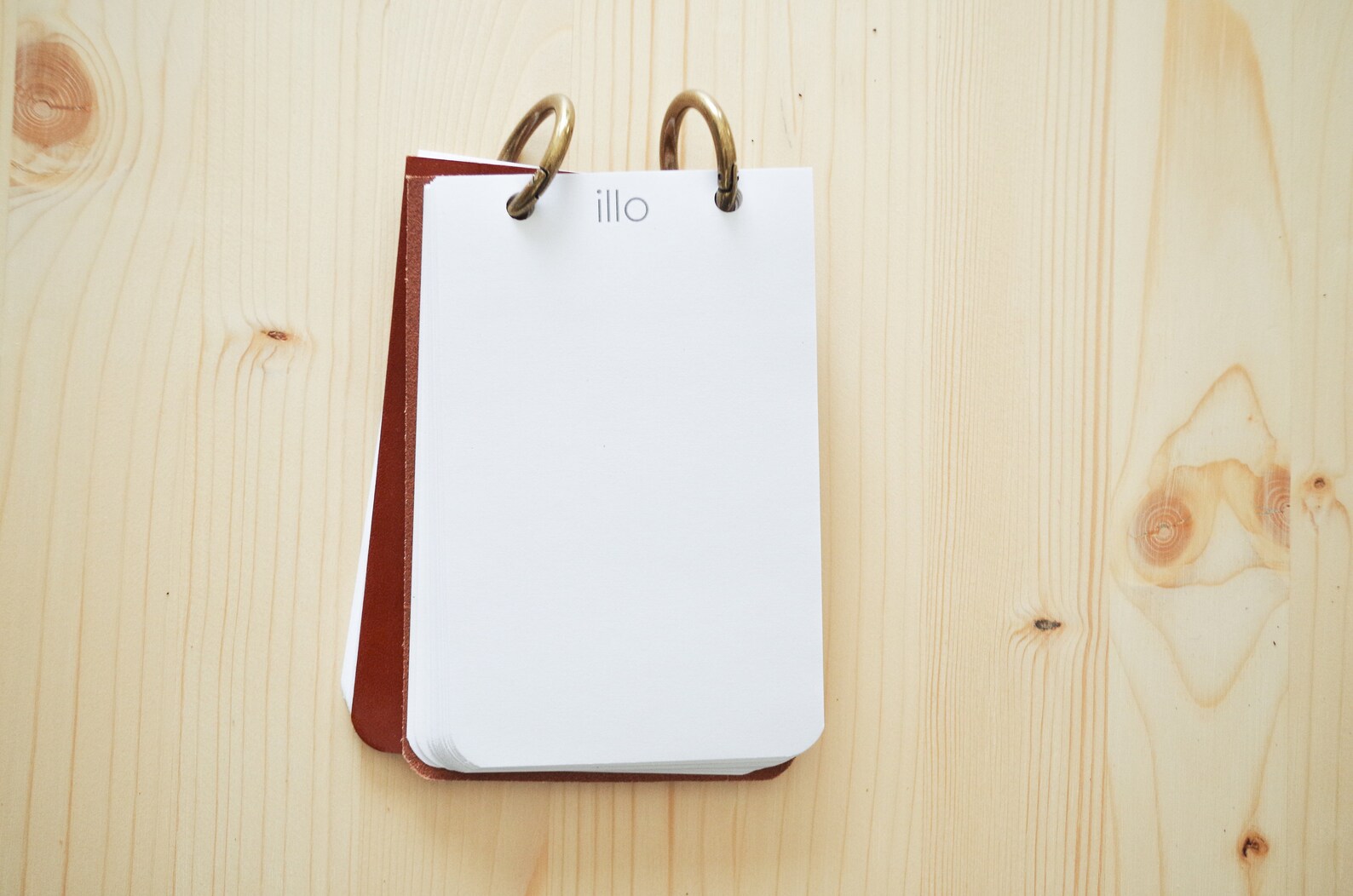 Refillable Reporter Notebook in Brown Wickett & Craig - Etsy