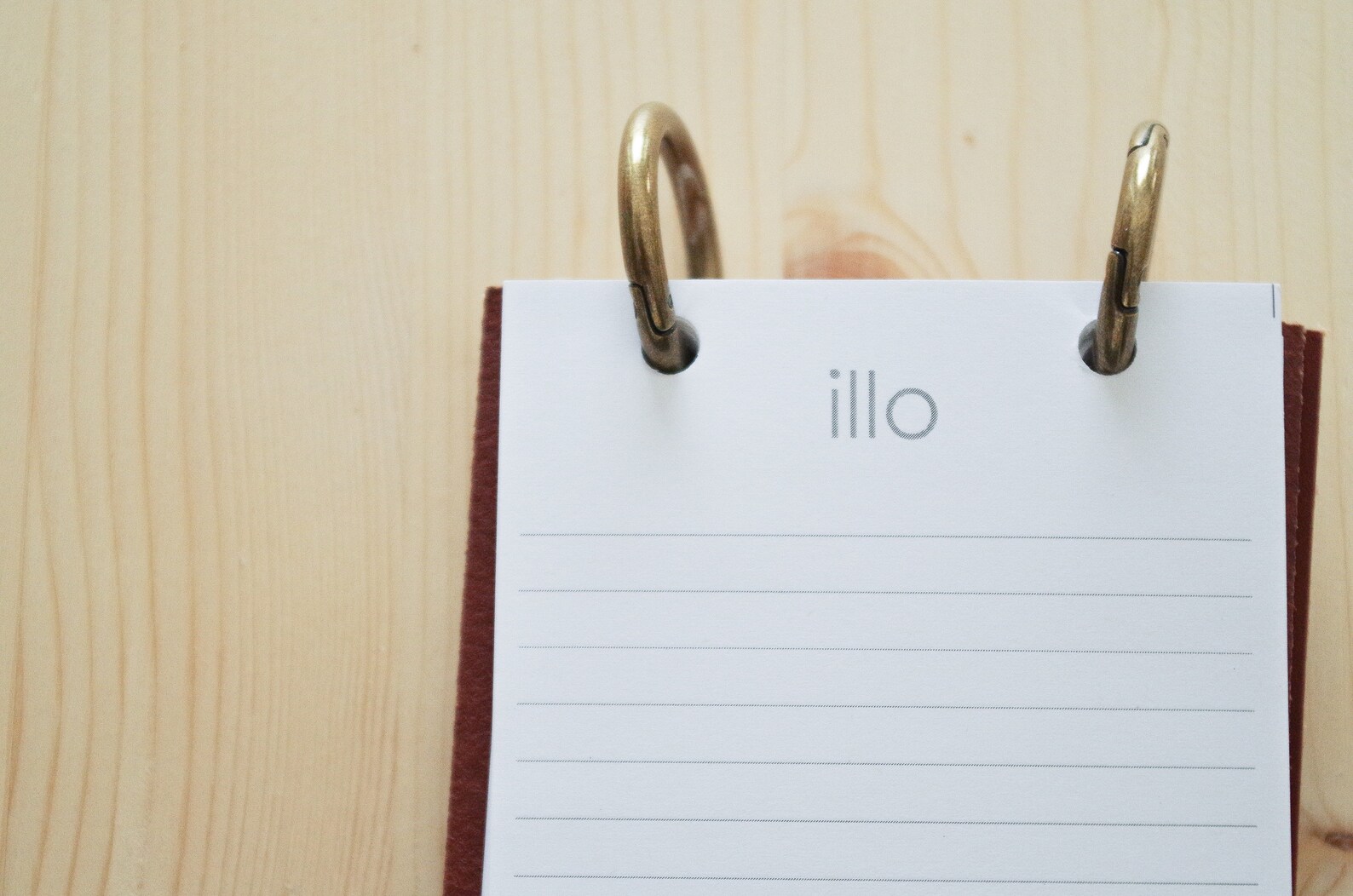 Refillable Reporter Notebook in Brown Wickett & Craig - Etsy