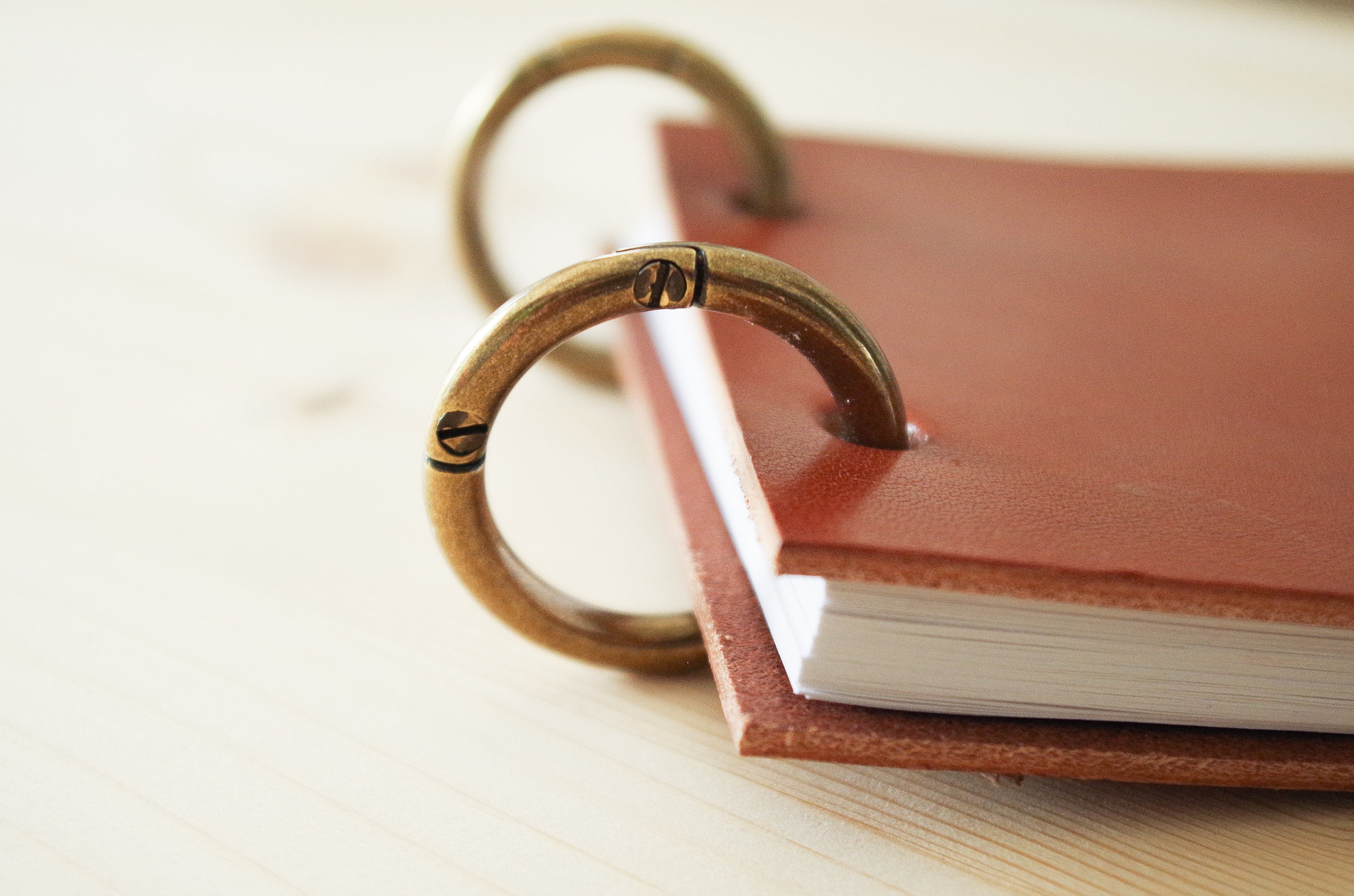 Refillable Reporter Notebook in Brown Wickett & Craig - Etsy