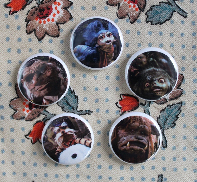 Creatures of the Labyrinth 5 Pack of Pinback Pins - Etsy