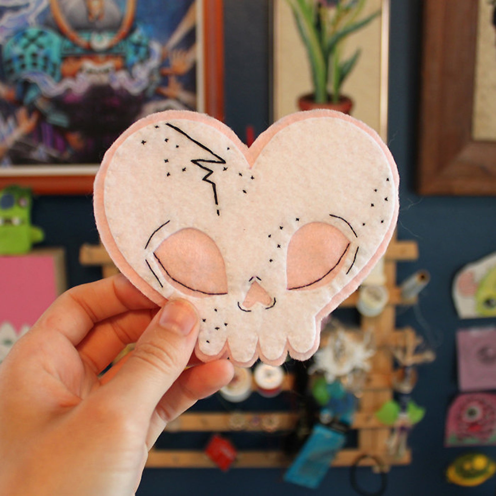 Handsewn Skull Patches - Etsy