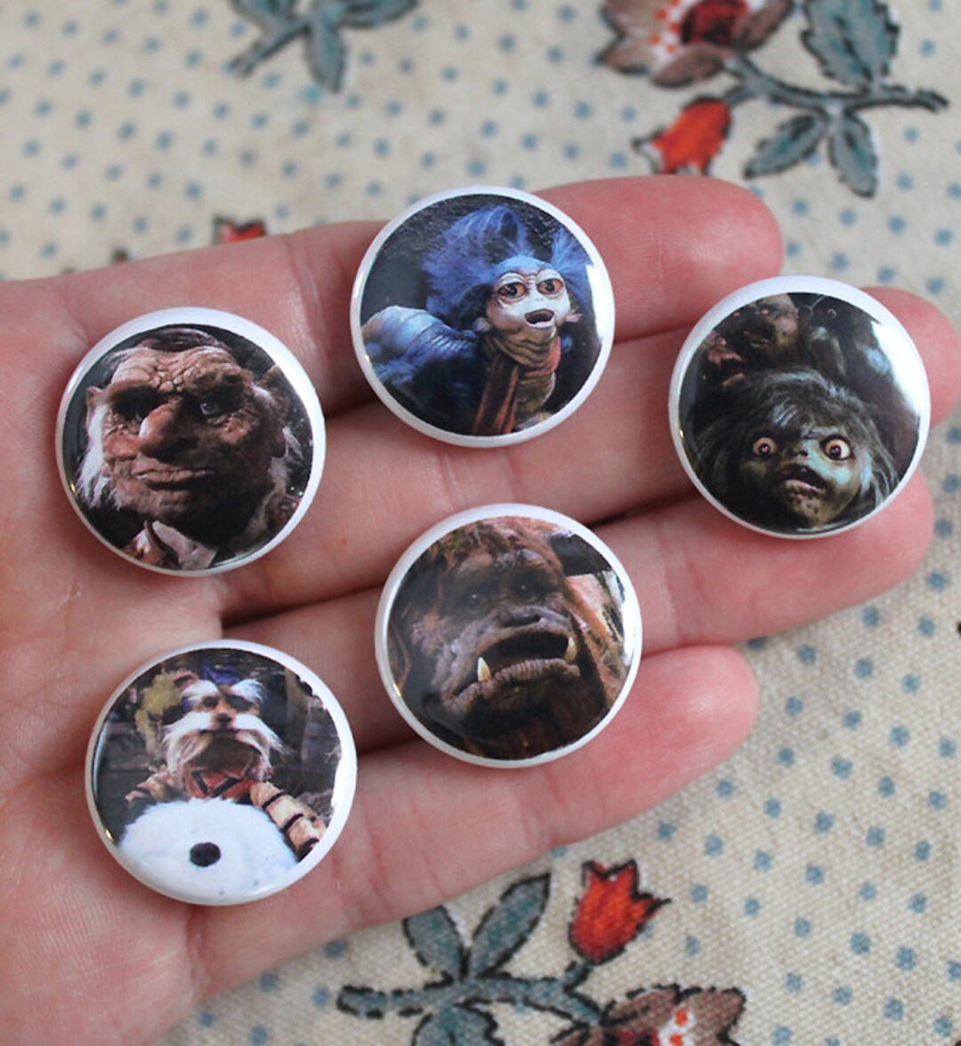 Creatures of the Labyrinth- 5 Pack of Pinback Pins - Etsy
