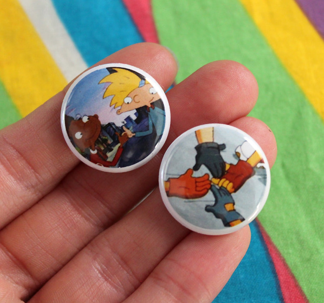 90s Nick Handshakes - Pack of 2 One Inch Pins - Etsy