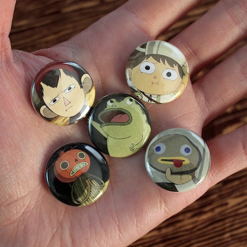 Wirt and Greg Set of 2 Enamel Pins Over the Garden Wall - Etsy