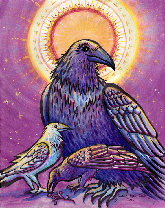 Native American Raven Art