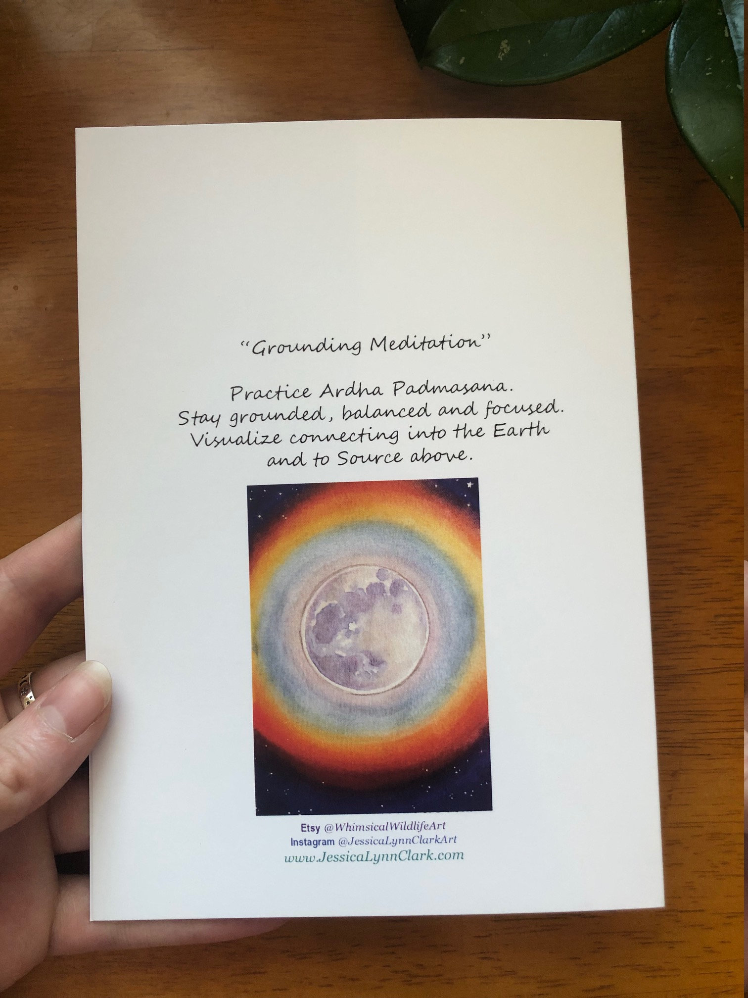 Grounding Meditation Card: Chakra Art Greeting Card (5x7 Inch) - Etsy
