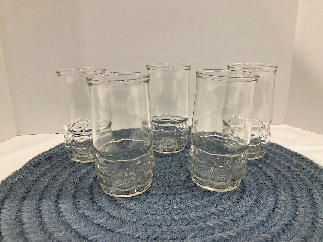 Vintage Hazel-atlas Jelly Jar Glasses - Etsy