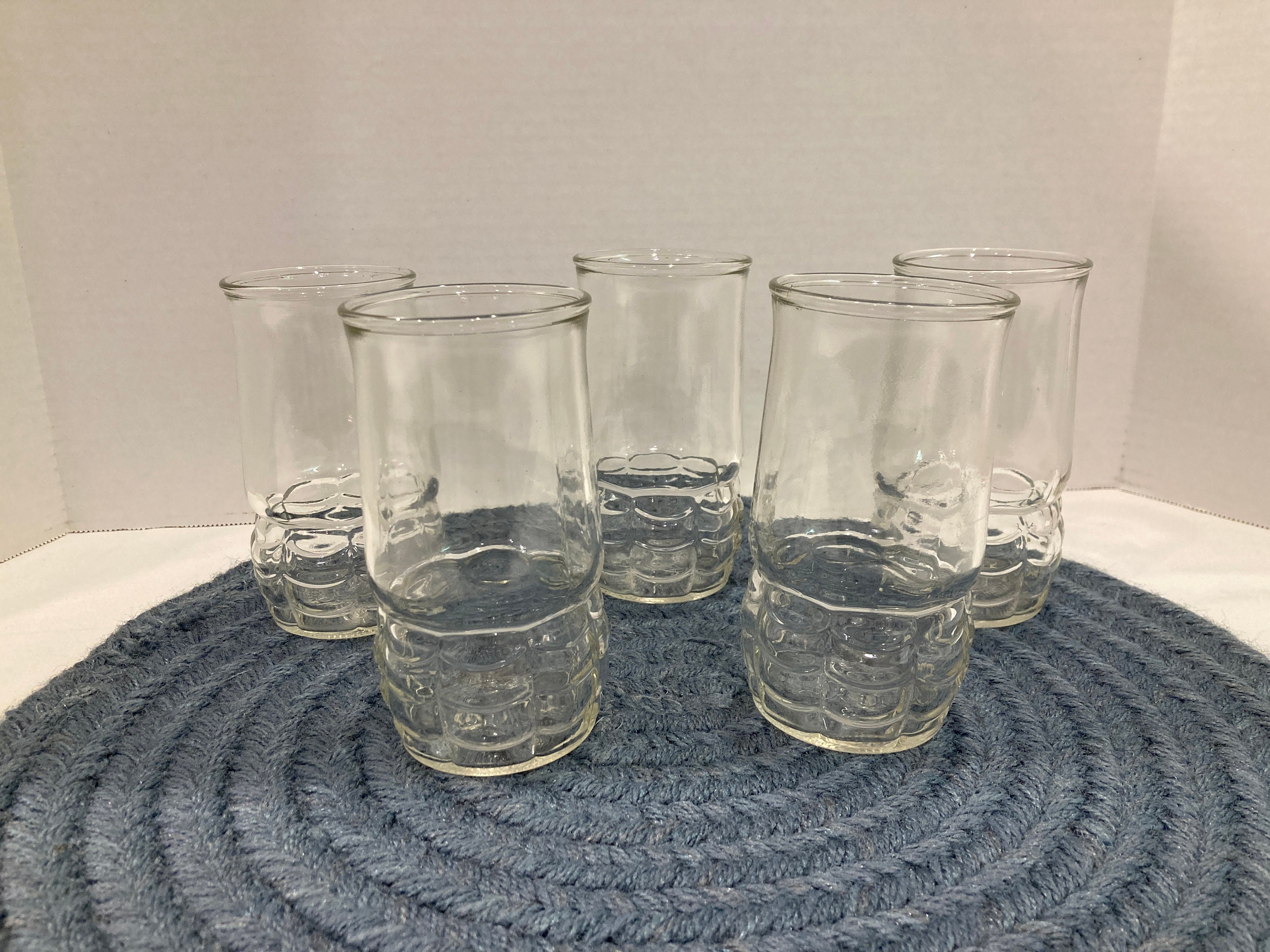 Vintage Hazel-atlas Jelly Jar Glasses - Etsy