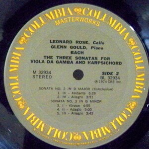 Classical on Vinyl - Leonard Rose, Glenn Gould – Bach / the Three ...