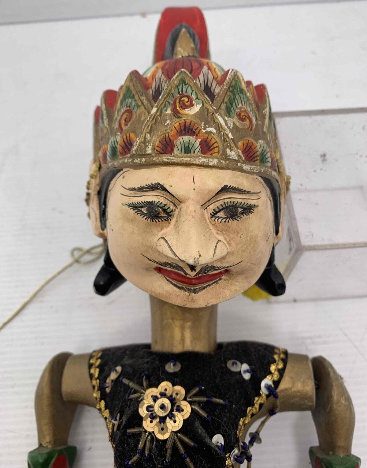 Vintage Puppet - Handmade / Decorated Wooden Balinese Wayang Golek ...
