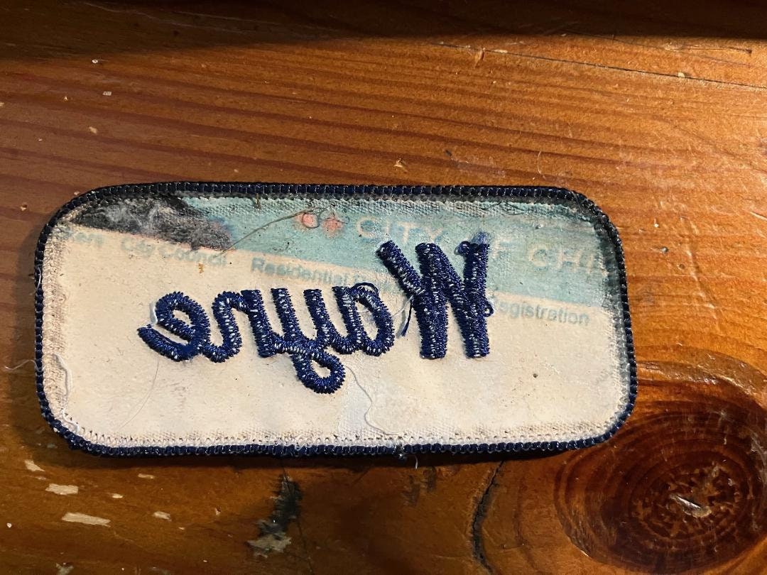 Vintage Stitched Name Tag WAYNE Very Cool - Etsy