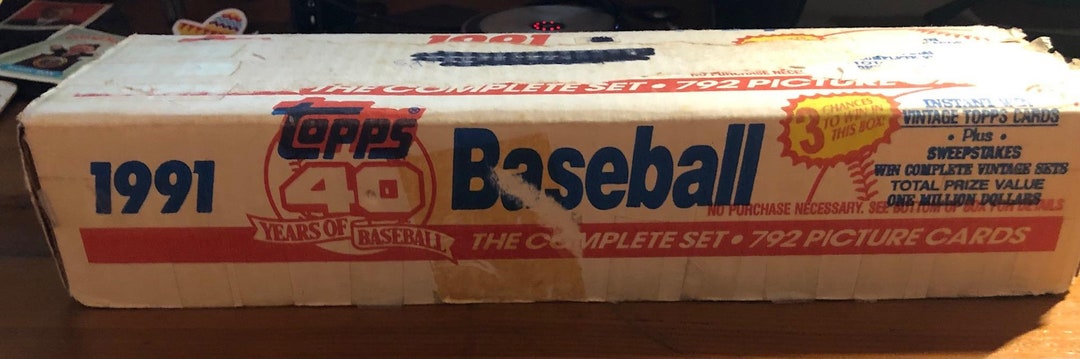 Vintage Baseball / Trading Cards 1991 Topps 40 Years of Baseball ...