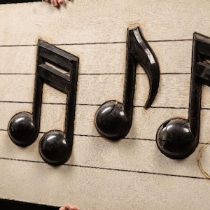 AWESOME! Vintage Double-sided Music Store Sign - 48 X 24 - ***PICKUP ...