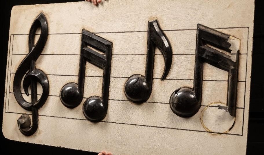 AWESOME Vintage Double-sided Music Store Sign 48 X 24 - Etsy