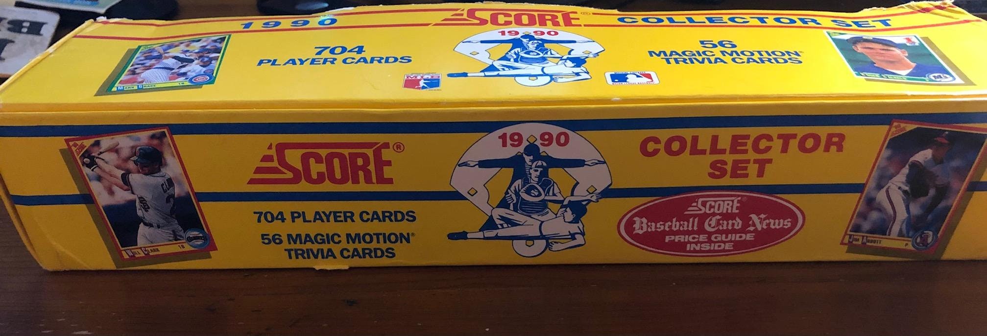 Vintage Basebal / Trading Cards - 1990 Score Baseball Collector Set ...