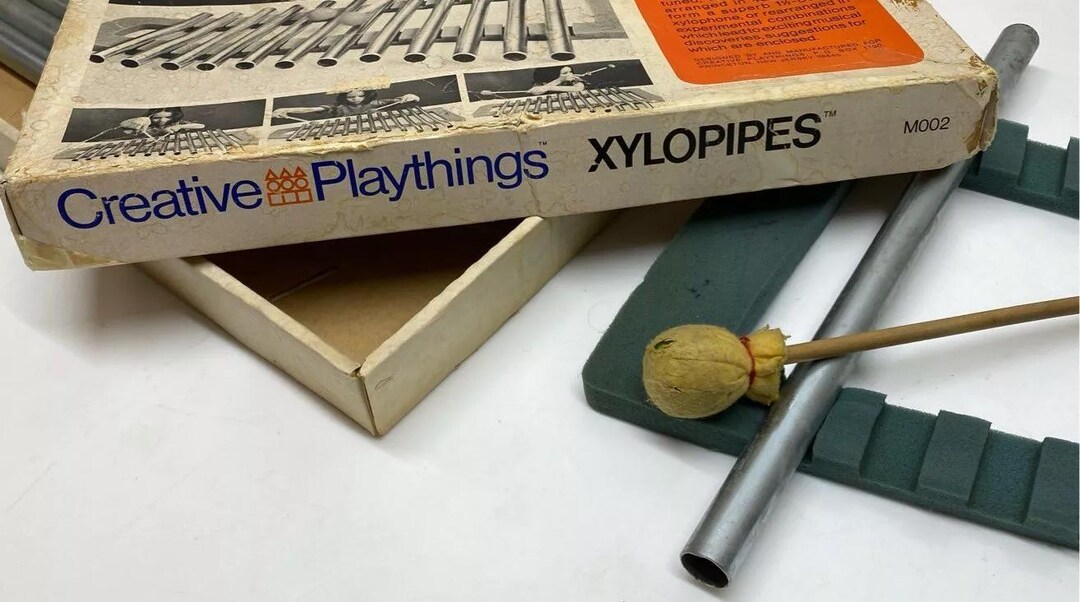 Vintage Musical Toys - Creative Playthings Xylopipes Xylophone - in Good Condition! - Etsy