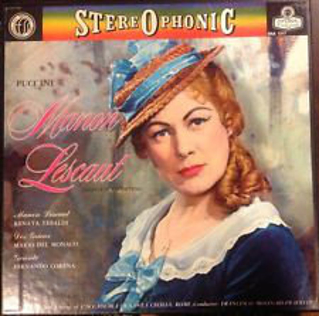Ópera clásica en vinilo - Giacomo Puccini, 'Mannon Lescaut' (Ópera en 4 ...