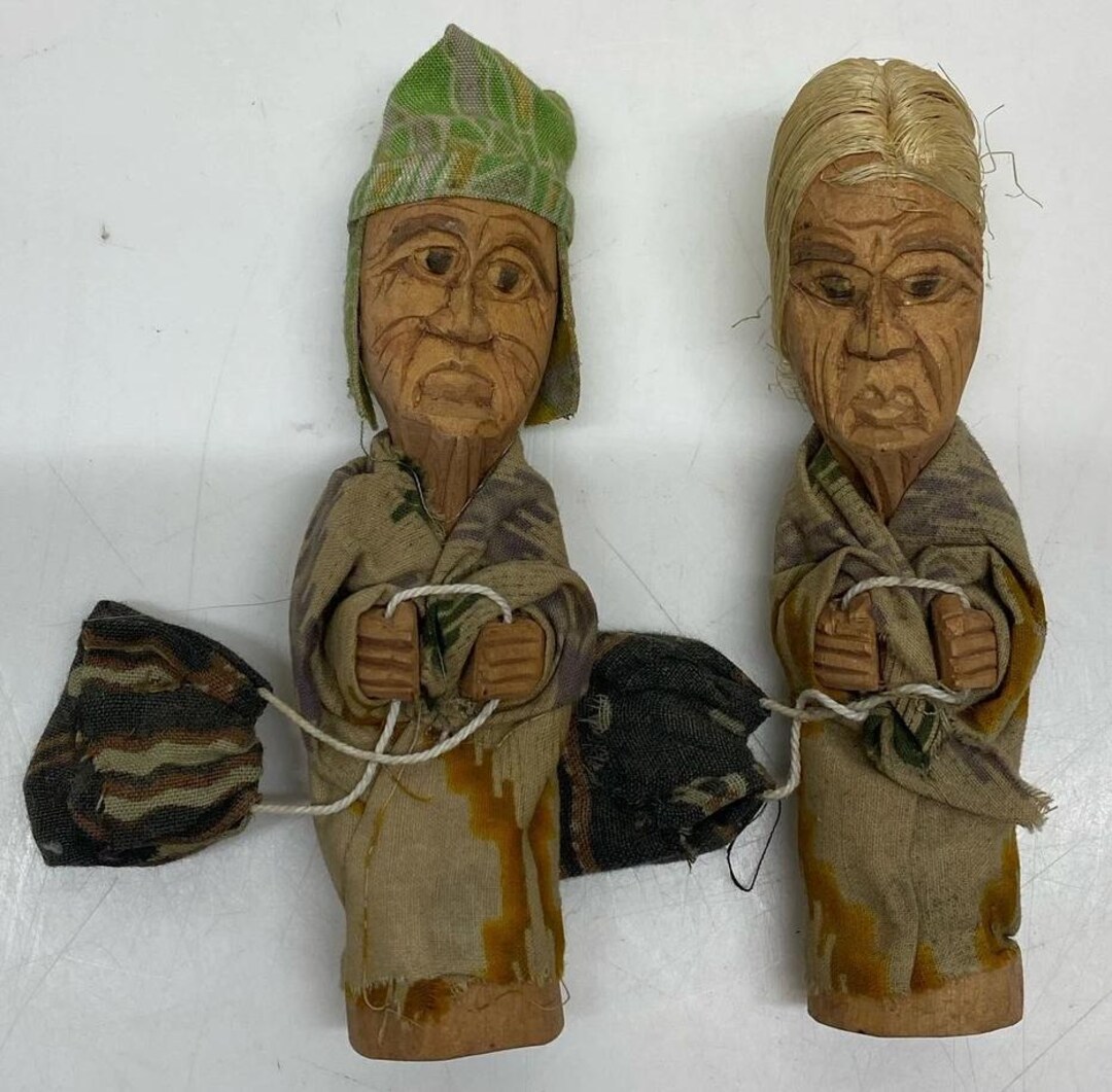Lot of 2 Vintage Indonesian Tau-tau Wooden Sculptures - Etsy