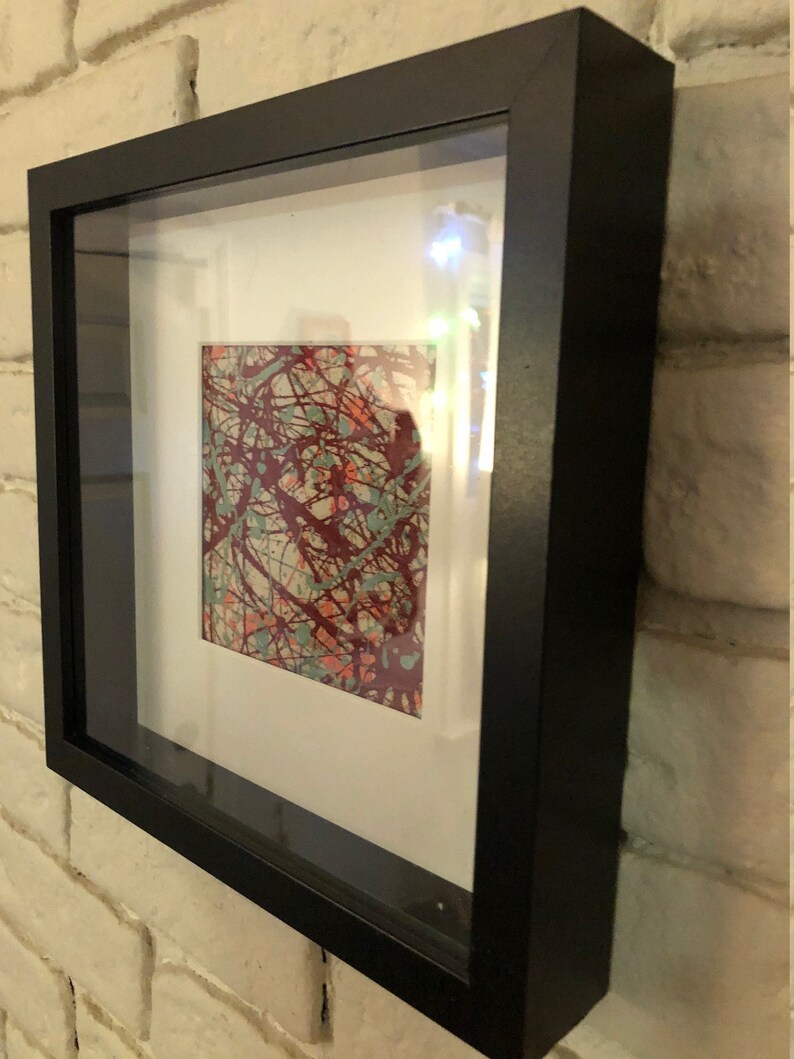 A New Original Work Matted Canvas in a 10x10 Frame Very Nice - Etsy