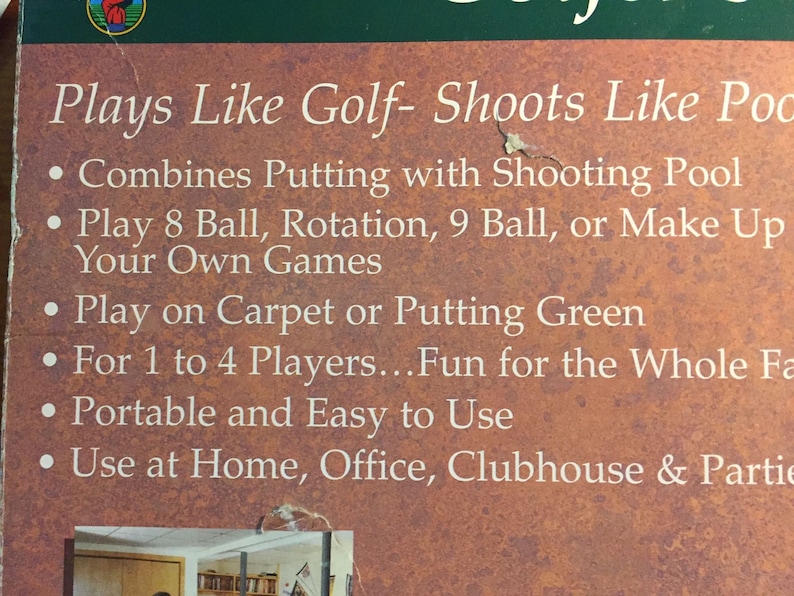 Vintage Games 'putter Pool' the Family Game That is the Best of BOTH ...