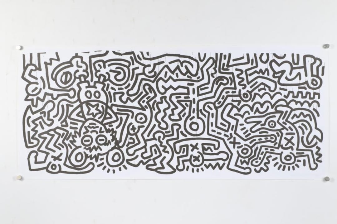 Keith Haring - Pop Figuration / Deitch Projects - NY Exhibition Poster ...