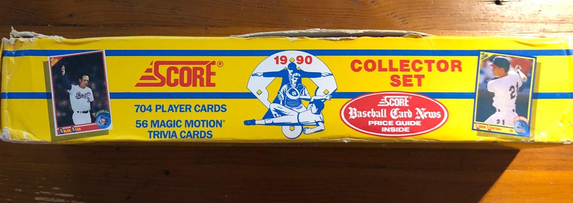Vintage Basebal / Trading Cards - 1990 Score Baseball Collector Set ...