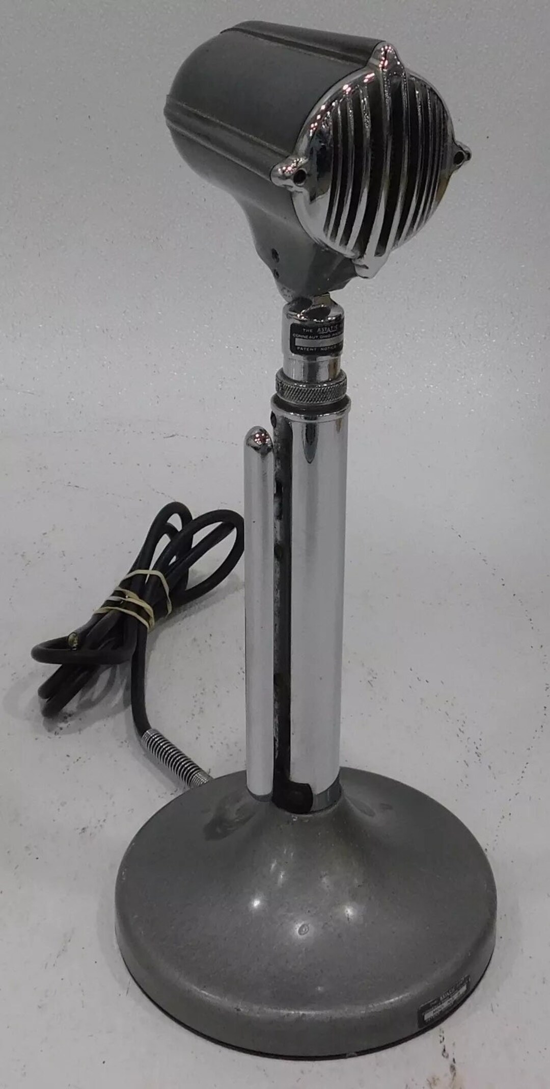 VTG 'modded' Astatic Corp. Mic - DNHZ Element/body on a 'TUG 8' Stand ...