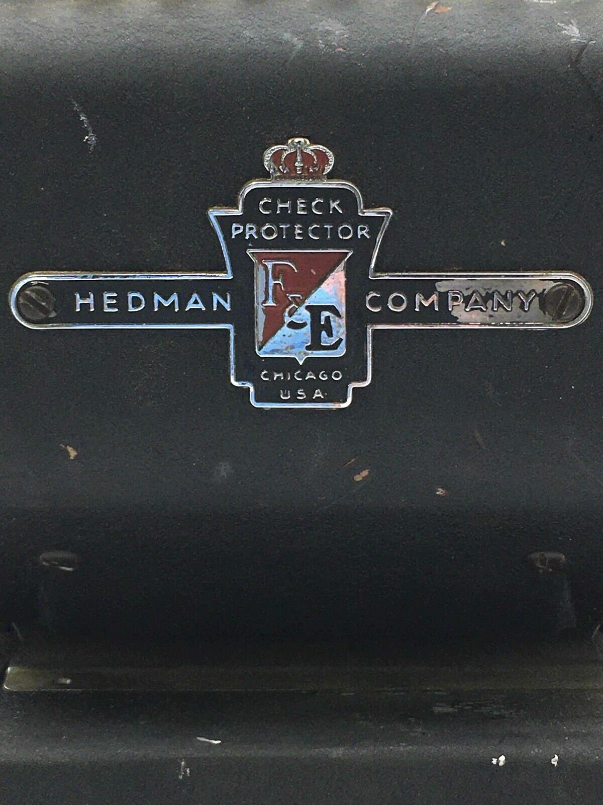 Vintage Hedman Company F & E Check Protector Looks Awesome - Etsy
