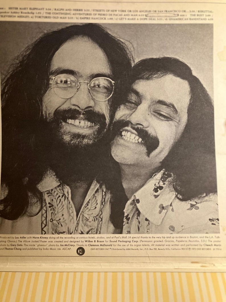 Vintage COMEDY on Vinyl - Cheech & Chong – Big Bambú - 1972 - in Good ...