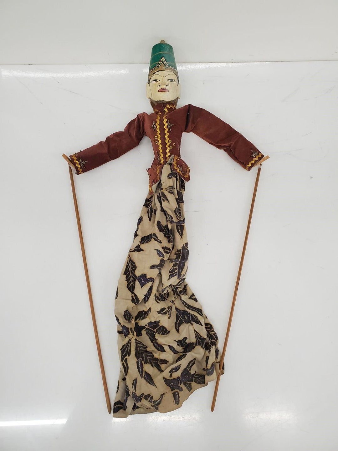 Vintage Indonesian Rod Puppet Gorgeous - Etsy
