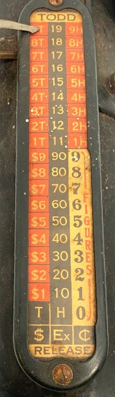 Antique Todd Protectograph Company Hand Cranked Check Writer Machine ...