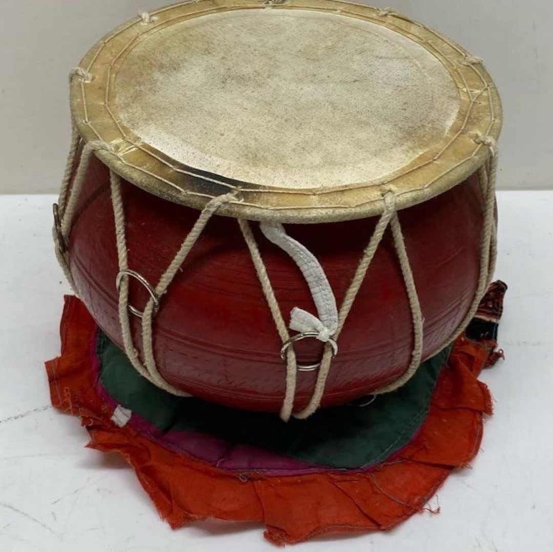 Vintage Handmade 9" Clay Tabla-style Hand Drum - Etsy