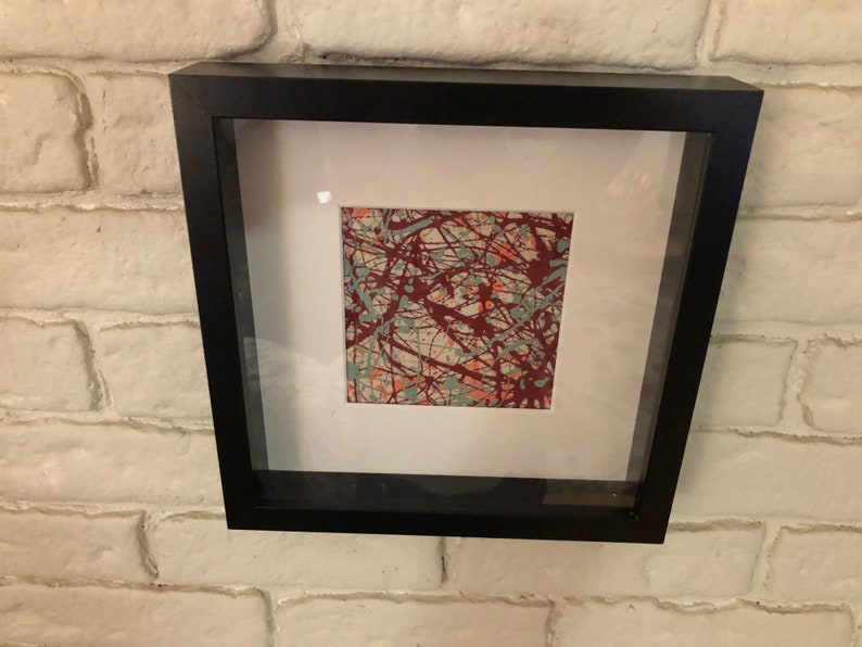 A New Original Work Matted Canvas in a 10x10 Frame Very Nice - Etsy