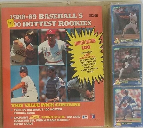 Collector's Baseball Cards SCORE 1988 89 | Etsy