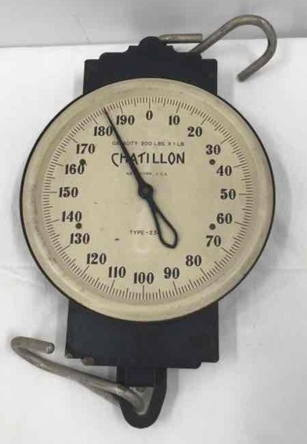 Vintage Collectible Scale - Gorgeous CHATILLON Type-238 200lbs Hanging ...