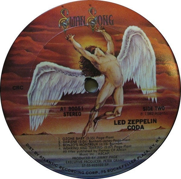 Vintage Vinyl Led Zeppelin CODA Gatefold Vinyl in VG - Etsy