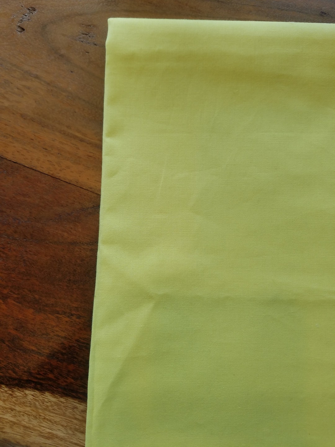 Remnant Fabric - Solid Yellow Print Fabric - Etsy