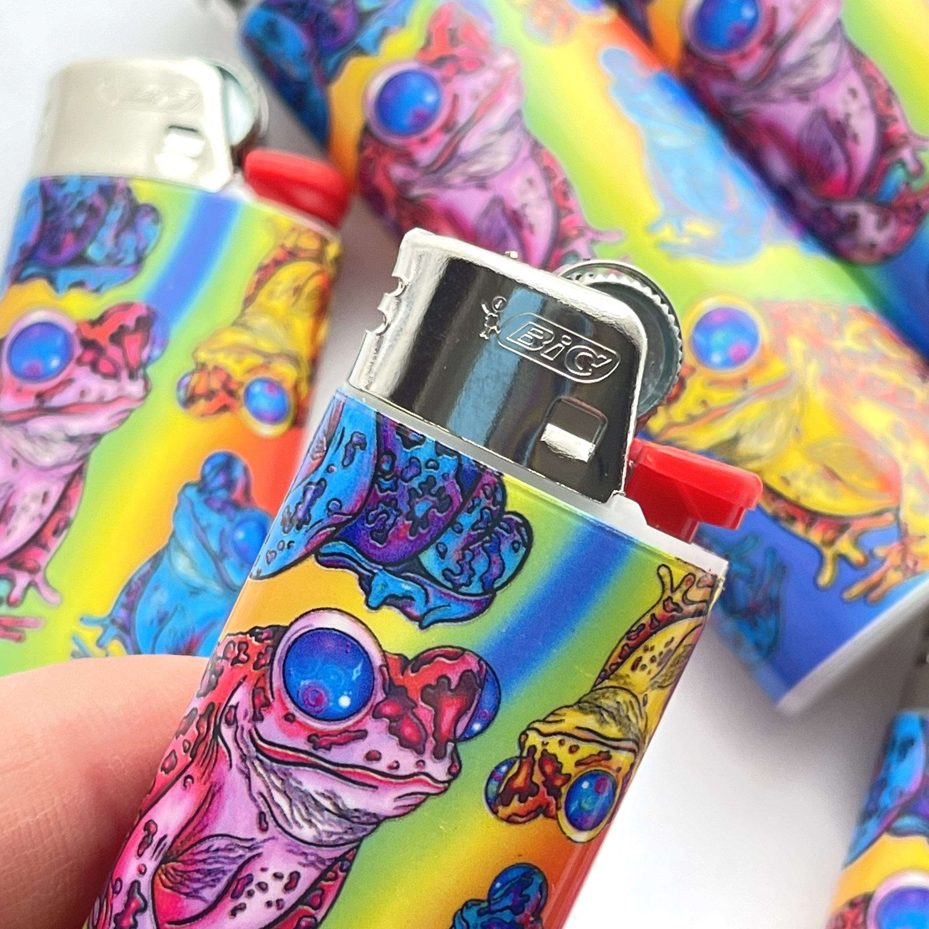 Rainbow Frog Lighter Frog Weed Lighter Custom Lighter Weed | Etsy
