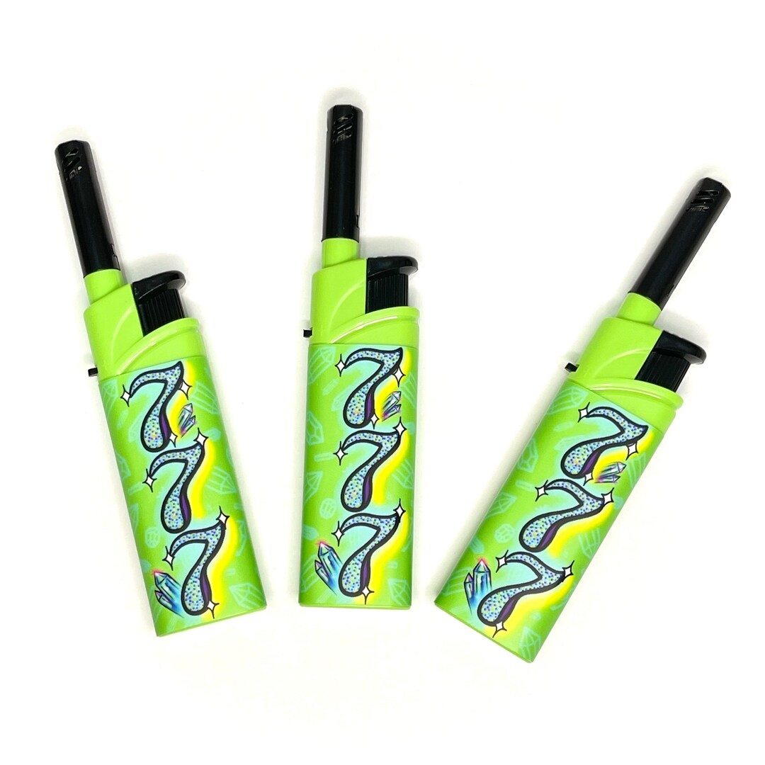 Lucky 7 Lighter, 777 Lighter, Angel Numbers Lighter, Weed Lighter ...