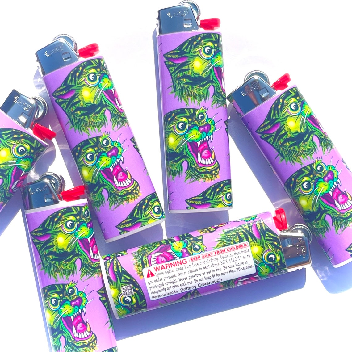 Weed Tiger Lighter Cannabis Lighter Custom Lighter - Etsy