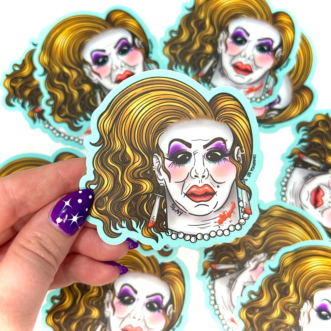 Drag Killer Sticker, Halloween Killer Sticker, Drag Sticker ...