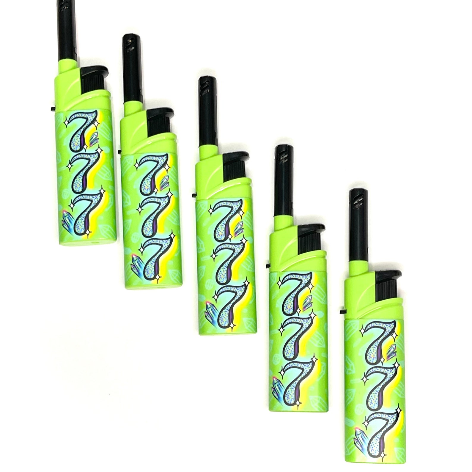 Lucky 7 Lighter 777 Lighter Angel Numbers Lighter Weed | Etsy