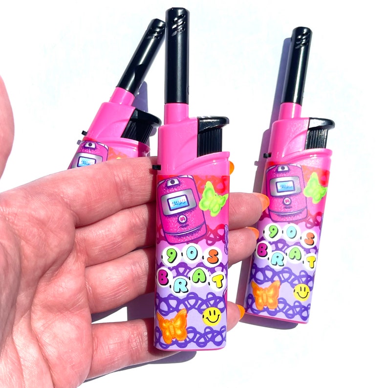 90s Brat Lighter 90s Nostalgia Lighter Custom Lighter | Etsy