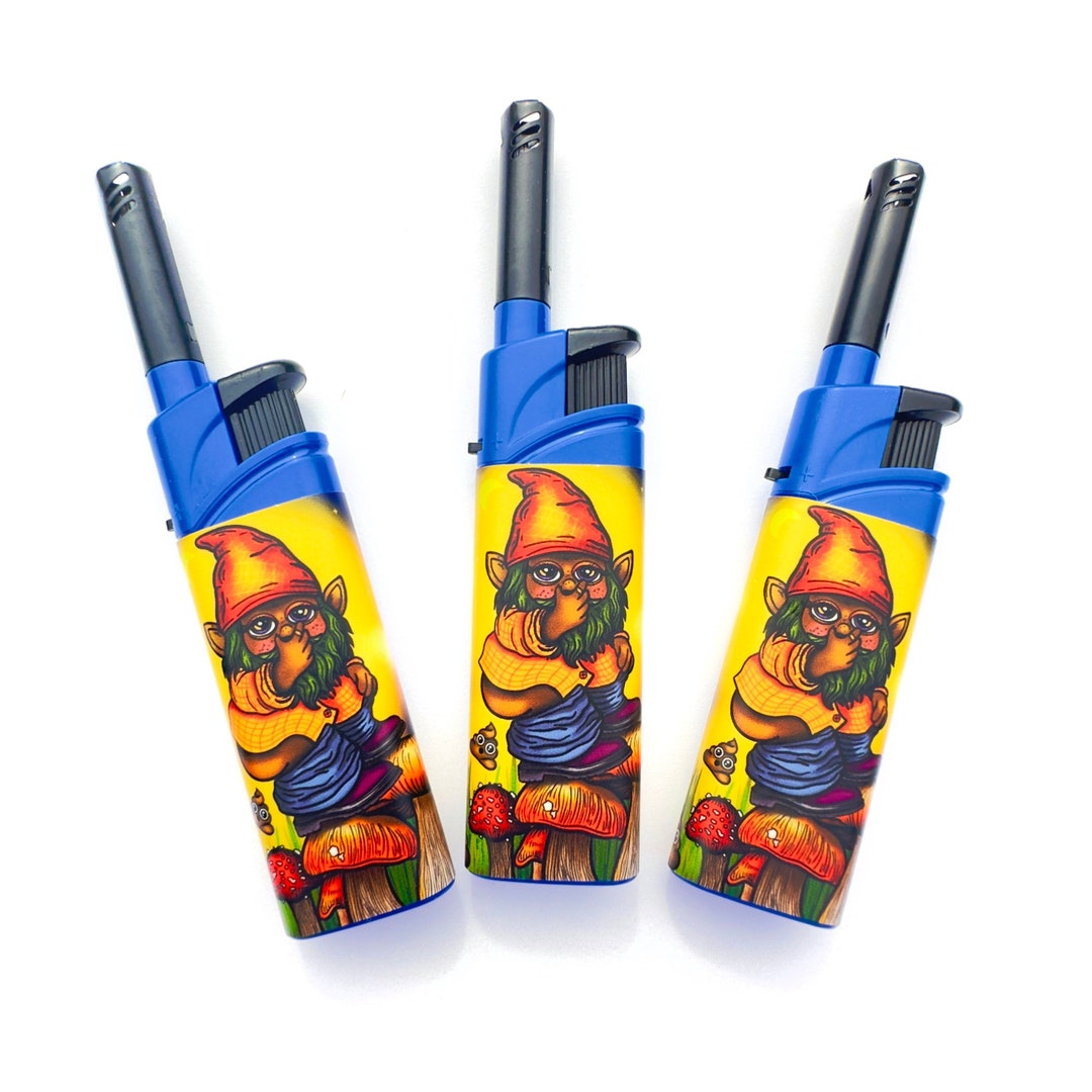 Pooping Gnome Lighter, Gnome Lighter, Custom Lighter, Weed Lighter ...