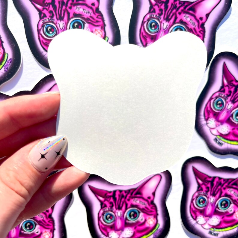 Lil Peep Cat Sticker Pink Cat Sticker Lil Peep Inspired - Etsy