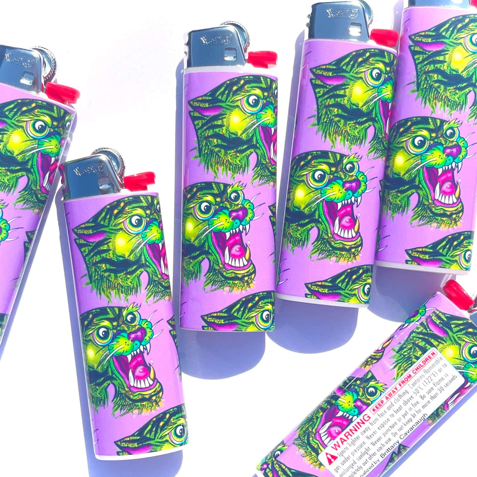 Weed Tiger Lighter Cannabis Lighter Custom Lighter - Etsy