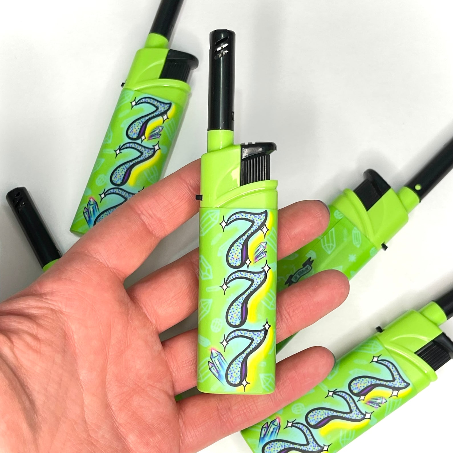 Lucky 7 Lighter, 777 Lighter, Angel Numbers Lighter, Weed Lighter ...