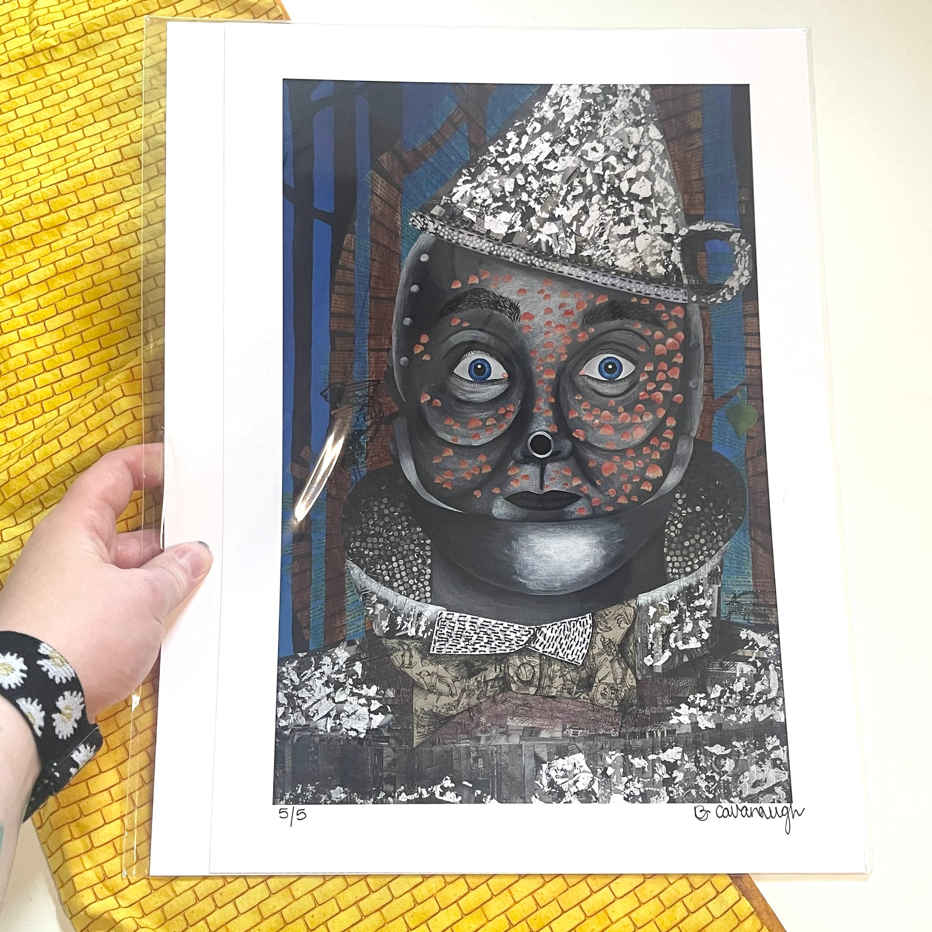 Tinman Print Wizard Of Oz Tinman Tinman Artwork Tinman Art | Etsy