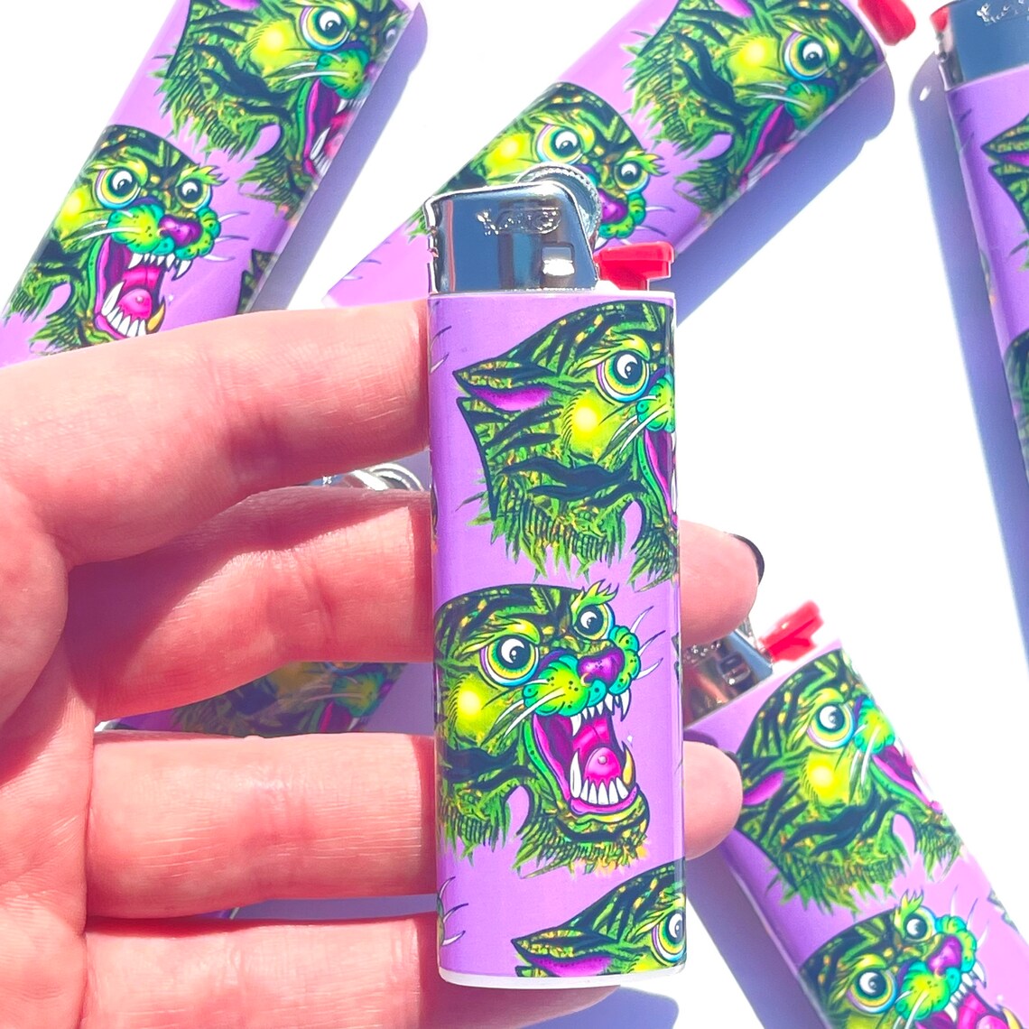 Weed Tiger Lighter Cannabis Lighter Custom Lighter - Etsy